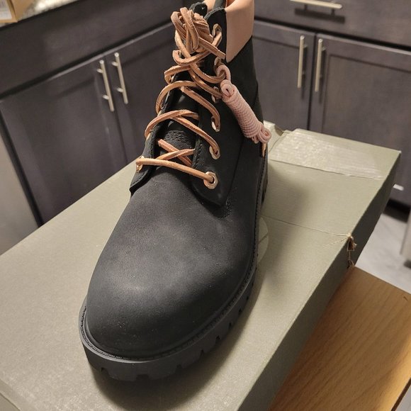 Tiberlands | Shoes | Tims Black And Rose Gold Girls Boots | Poshmark